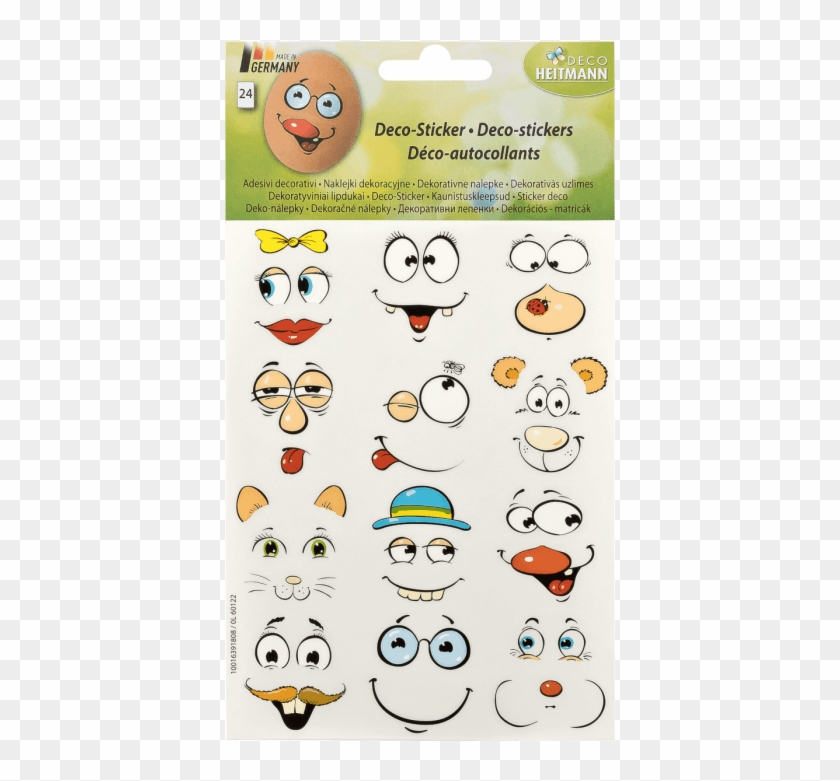Funny Faces Stickers - Cartoon, HD Png Download - 700x700(#2956480 ...
