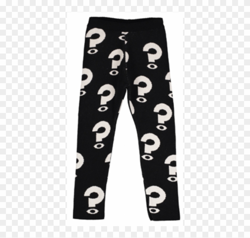 Beau Loves Knit Slim Pants Question Marks - Pajamas, HD Png Download ...
