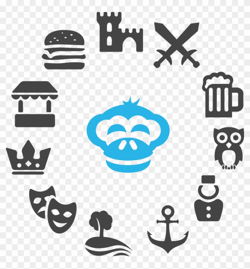 Modern Map Symbols - Map Key Icons Png, Transparent Png - 873x897 ...