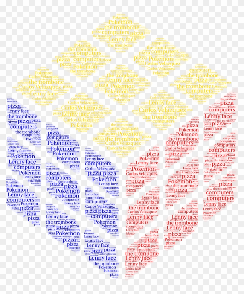 Cube Word Art, HD Png Download - 928x1076(#2992340) - PngFind