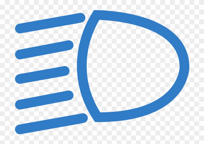 Low Beams Symbol Headlight High Beam Symbol Vector