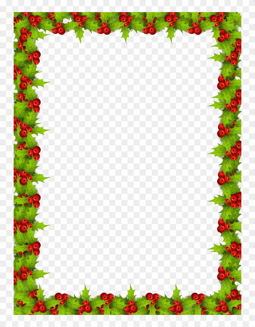Christmas Border Png Free - Transparent Christmas Card Border, Png ...