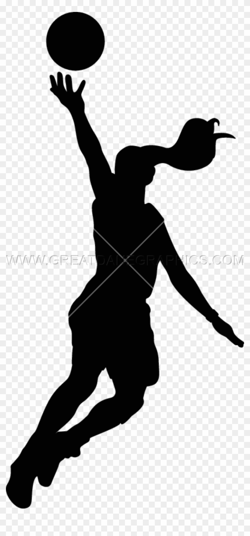 Girls Basketball Layup - Girl Doing A Layup, HD Png Download - 825x1715 ...