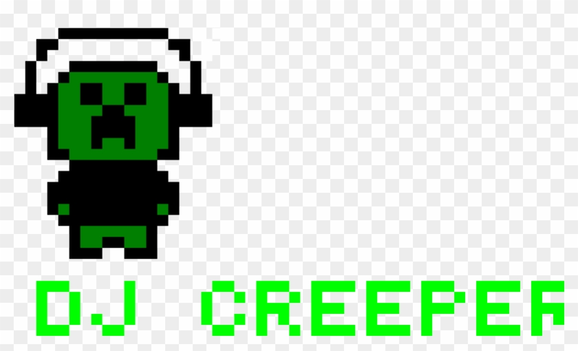 Creeper Pixel Art Template