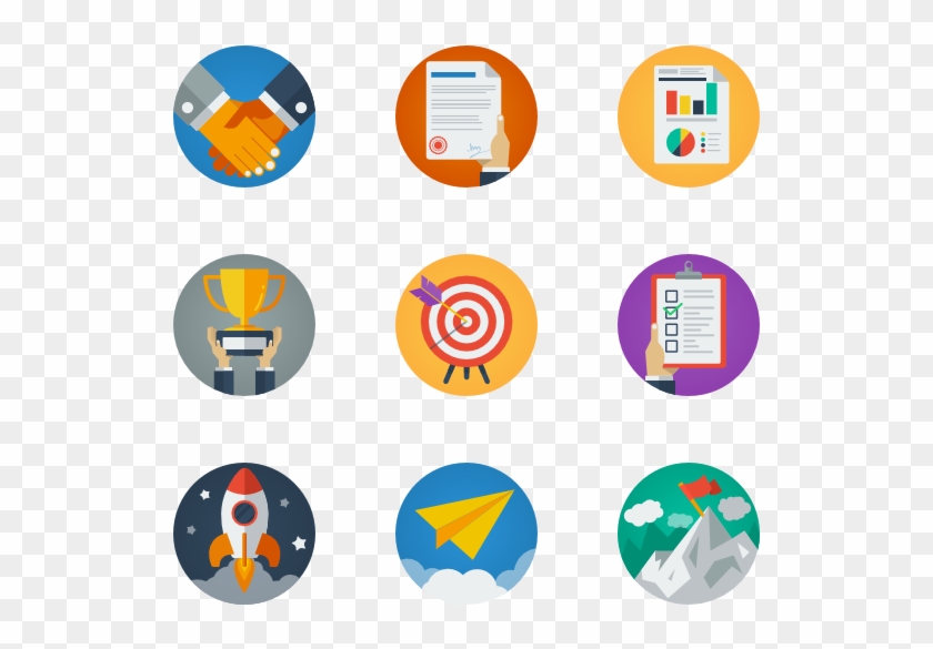 Business Strategy - Flat Icon, HD Png Download - 600x564(#37629) - PngFind