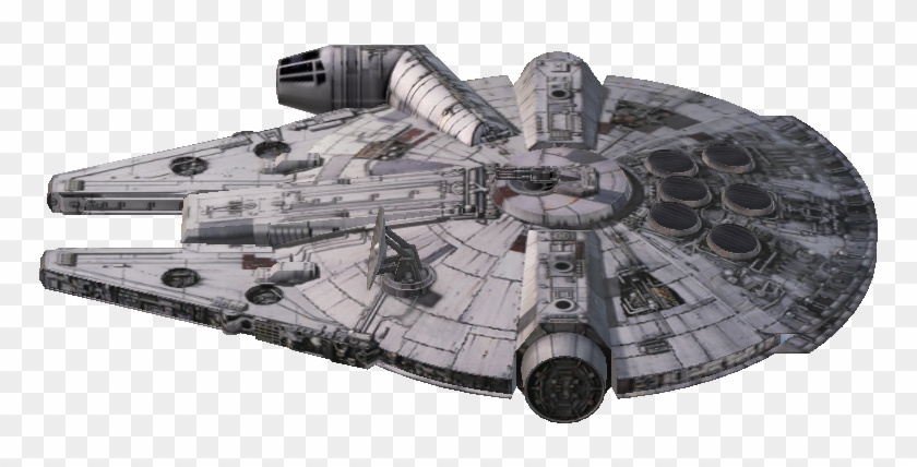 Millennium Falcon Side View