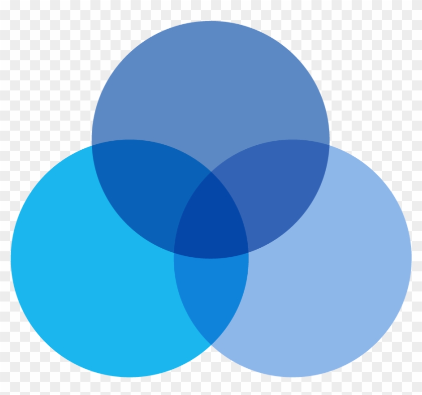 The Logo Stands For The Three Support Circles That - 3 Blue Circles ...