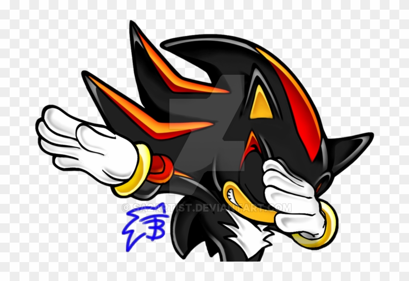 Sa2 Shadow Dab By Sa2artist - Shadow The Hedgehog Dabbing, HD Png ...