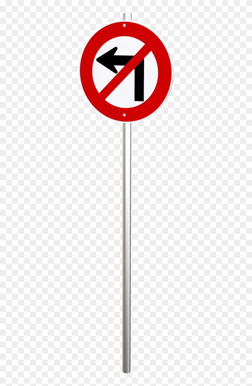 No Left Turn Traffic Sign Png Image - Traffic Sign, Transparent Png ...