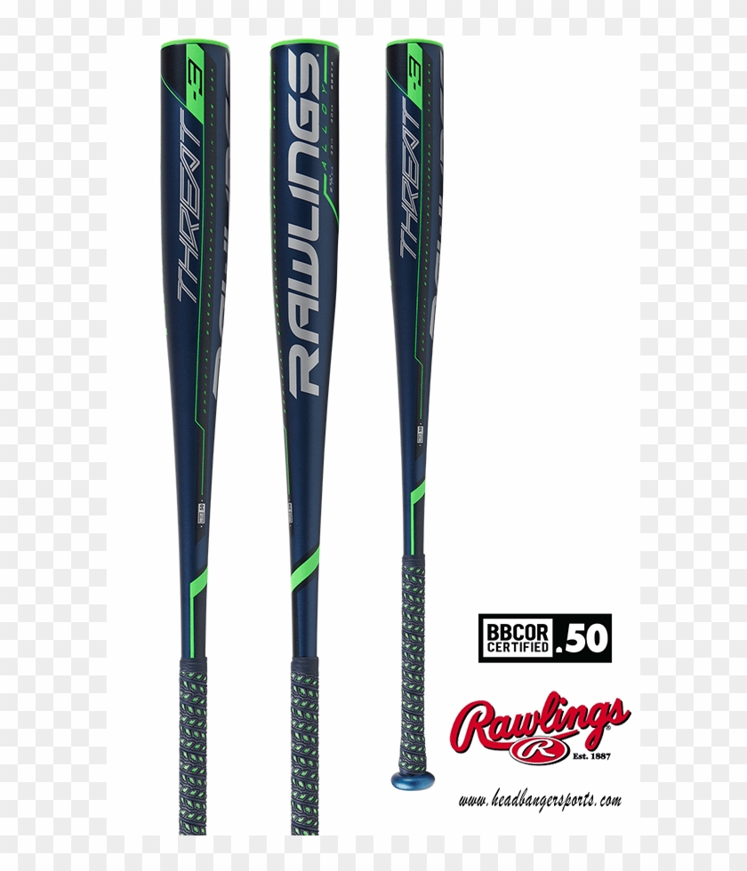 2019 Rawlings Threat Bbcor Baseball Bat - Rawlings Baseball, HD Png ...