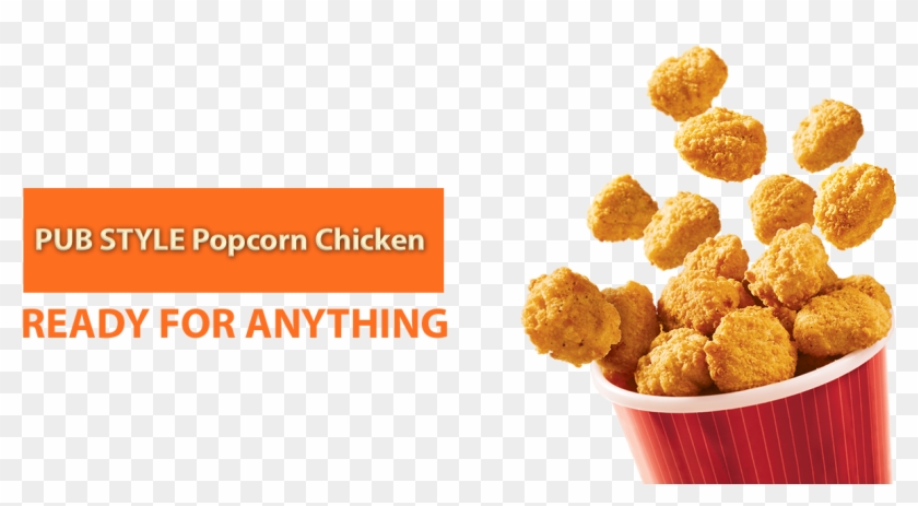 Popcorn Chicken Ready For Anything - Chicken Popcorn Png, Transparent ...