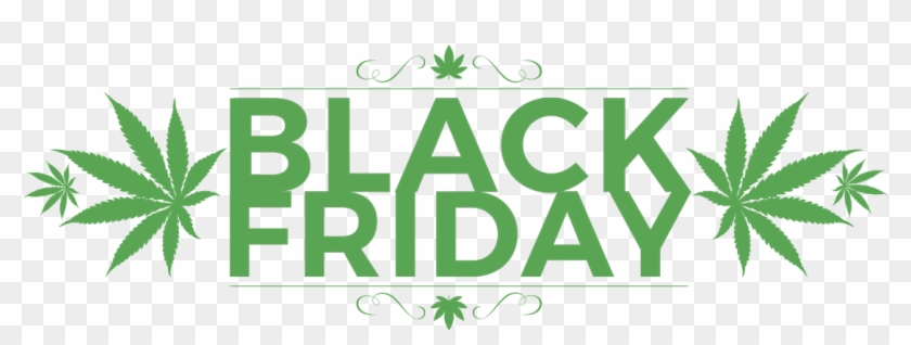 Black-friday - Marijuana Leaf, HD Png Download - 1130x375(#3026820 ...