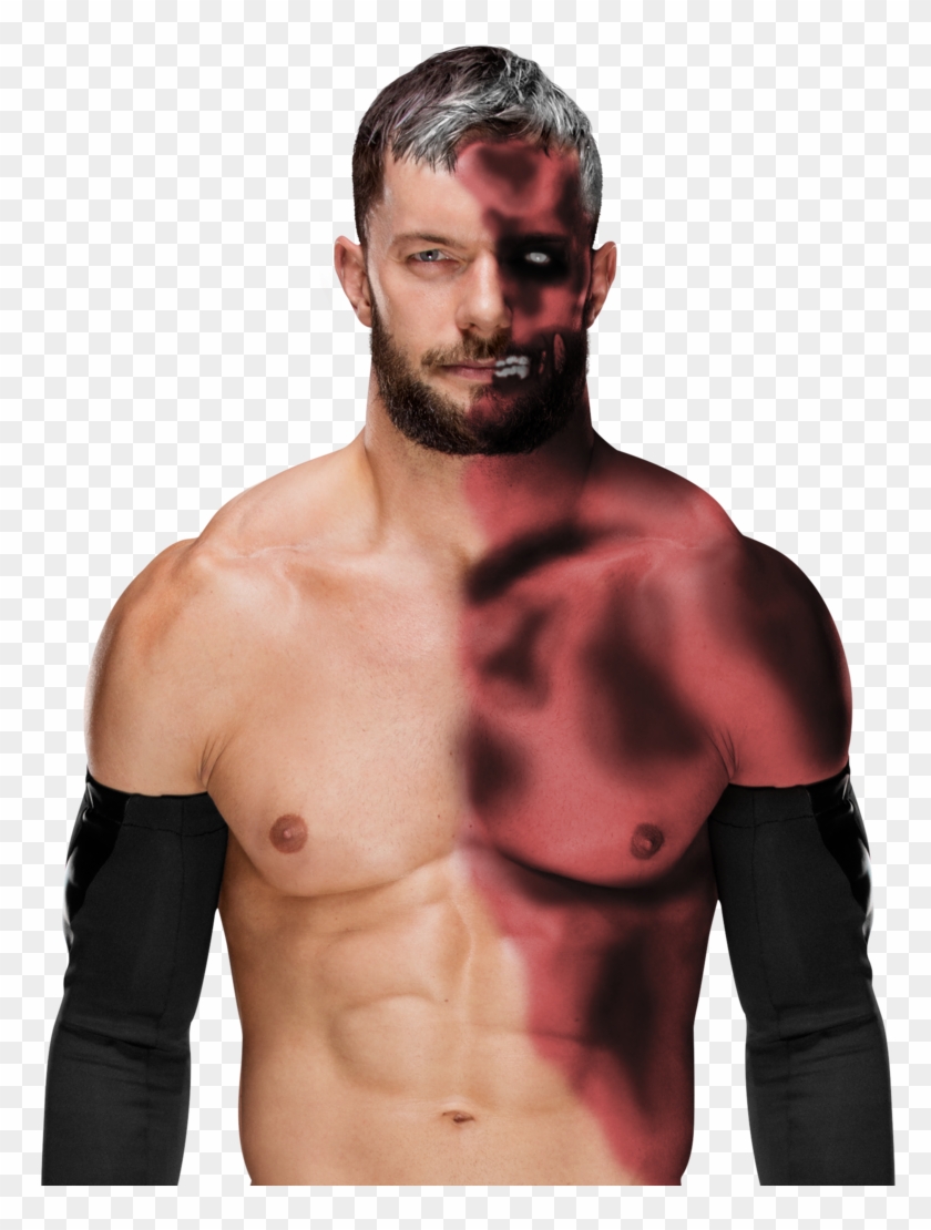 Muscle Man Without Face Png - Face Paint Finn Balor, Transparent Png ...