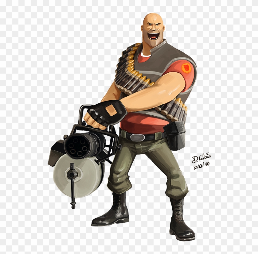 No Caption Provided - Team Fortress 2 Heavy Art, HD Png Download ...