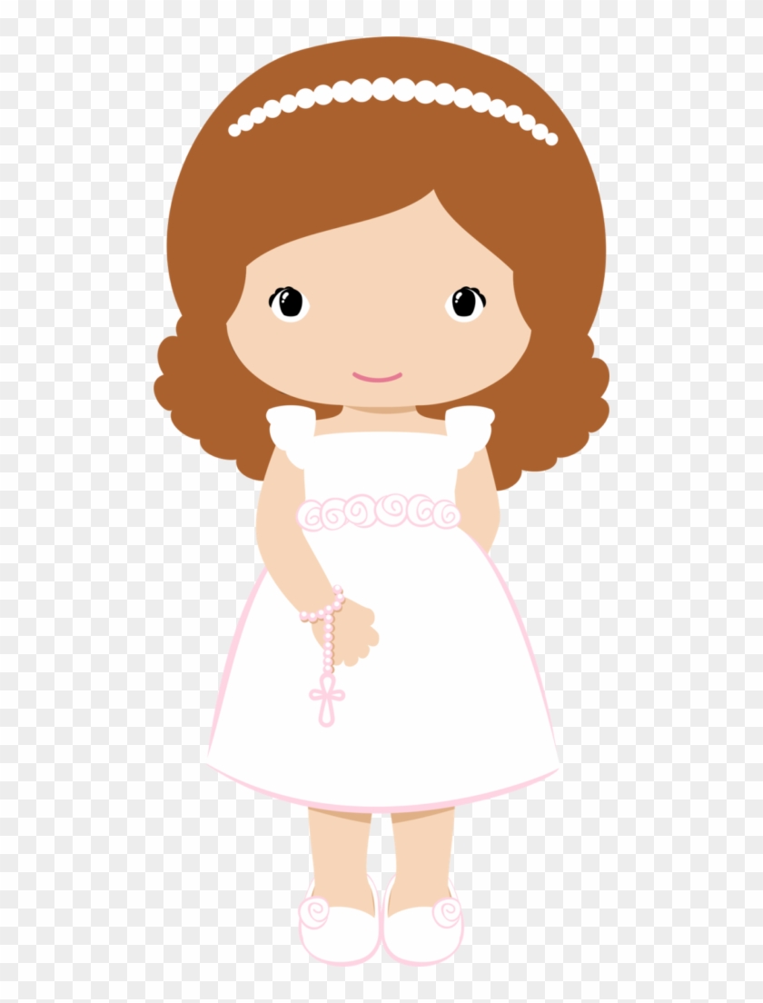 First Communion Girls 007 Girl Clip - First Holy Communion Girl Clipart ...