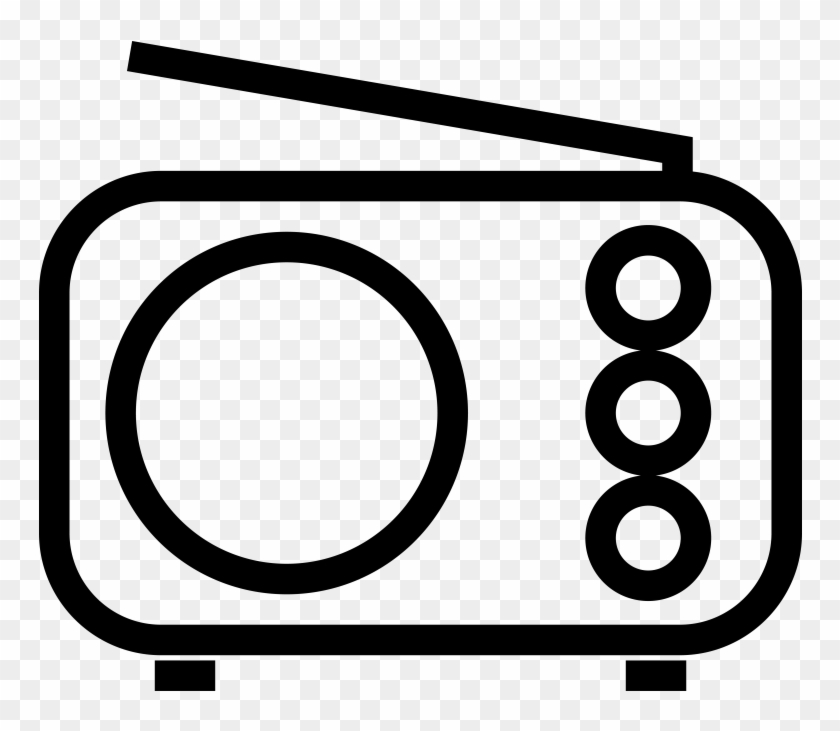 Radio Line Icon - Circle, HD Png Download - 866x650(#3045335) - PngFind