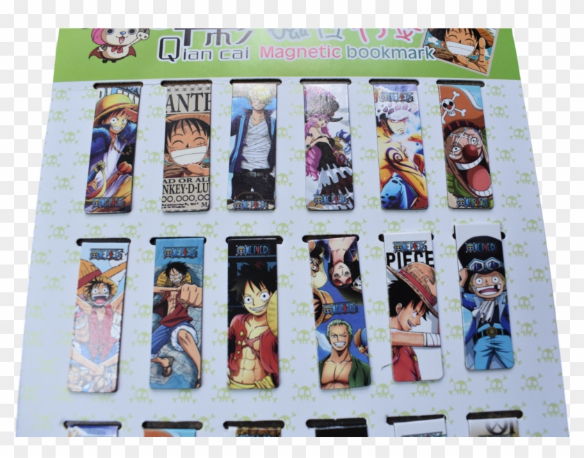 2x Novelty Anime One Piece Zoro Luffy Magnetic Bookmark - One Piece, HD ...