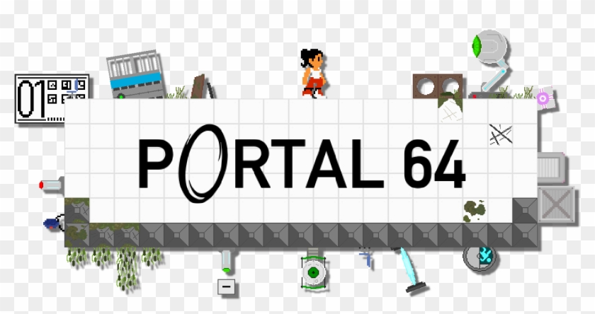 Portal - Portal 64, HD Png Download - 1546x821(#3057587) - PngFind