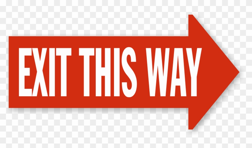 Exit This Way Right Arrow Floor Sign - Exit This Way Sign, HD Png ... Exit This Way Right Arrow Floor Sign - Exit This Way Sign, HD Png ...