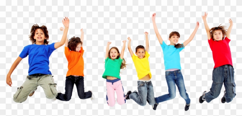 Kids Transparent Jumping - Happy Kids White Background, HD Png Download ...
