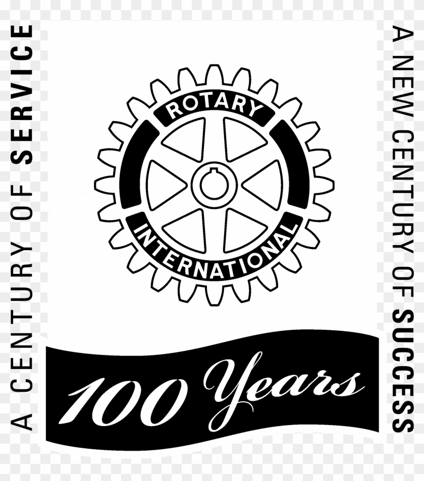 Rotary International Logo Black And White - Rotary Club, HD Png ...