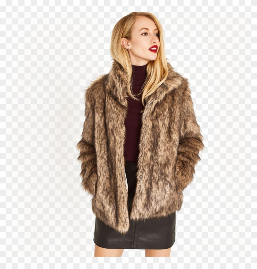 Fur Jacket Png Picture - Faux Fur Coat Natural, Transparent Png ...