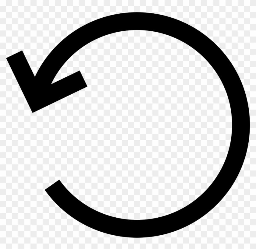 Rotate Left Circular - Arrow Rotation, HD Png Download - 980x908 ...