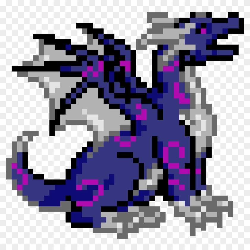 Pixel Art Dragon Head Fantasy Game Pixel Art Cute Little Magic Dragon 