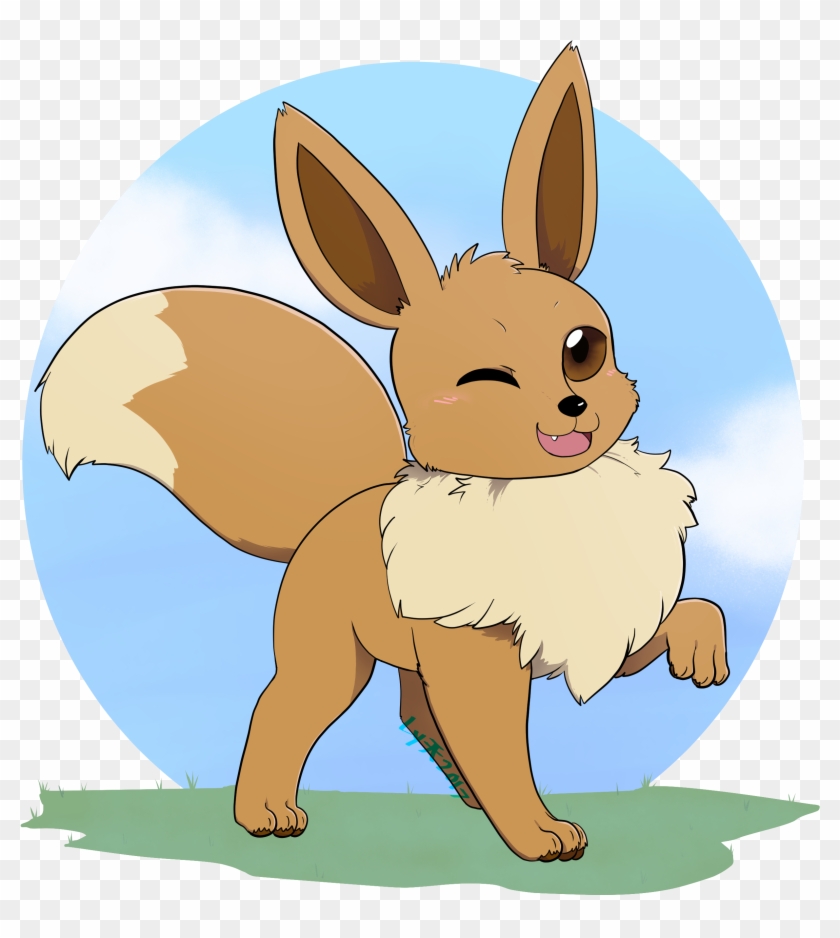 Eevee - Cartoon, HD Png Download - 3000x3000(#311308) - PngFind