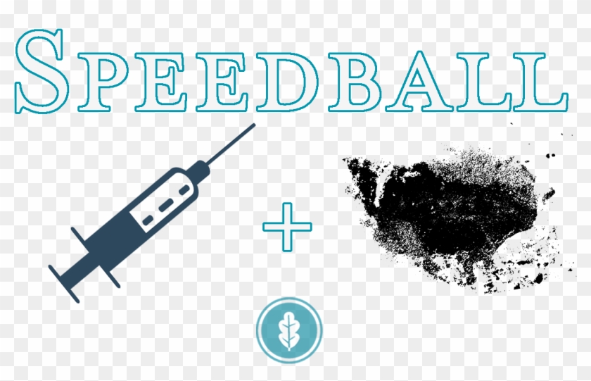 Speedball Text With Cocaine And Heroin Syringe In Background - Graphic ...