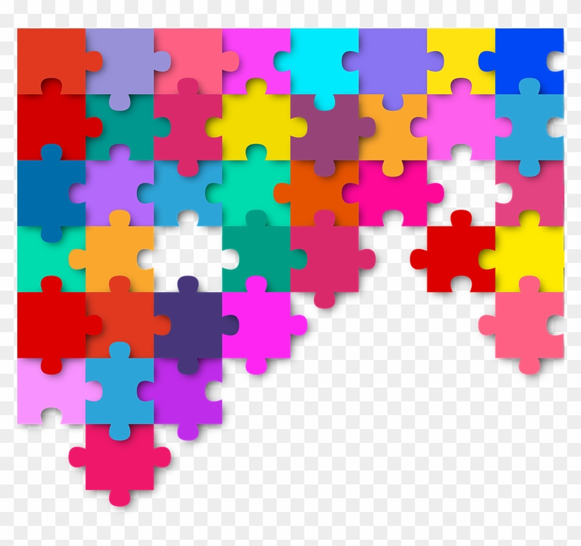 Puzzle, Colorful, Color, Pieces Of The Puzzle - Puzzle Png, Transparent ...