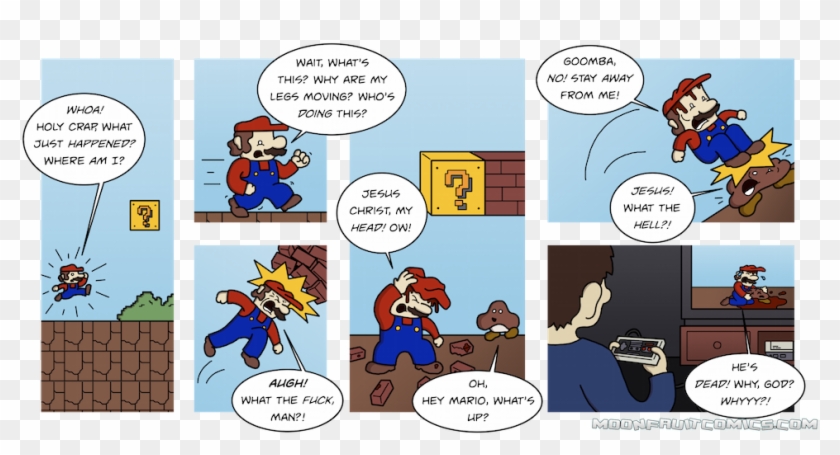 So, Are All Goombas Named Goomba, Or Was Mario Being - Comics, HD Png ...
