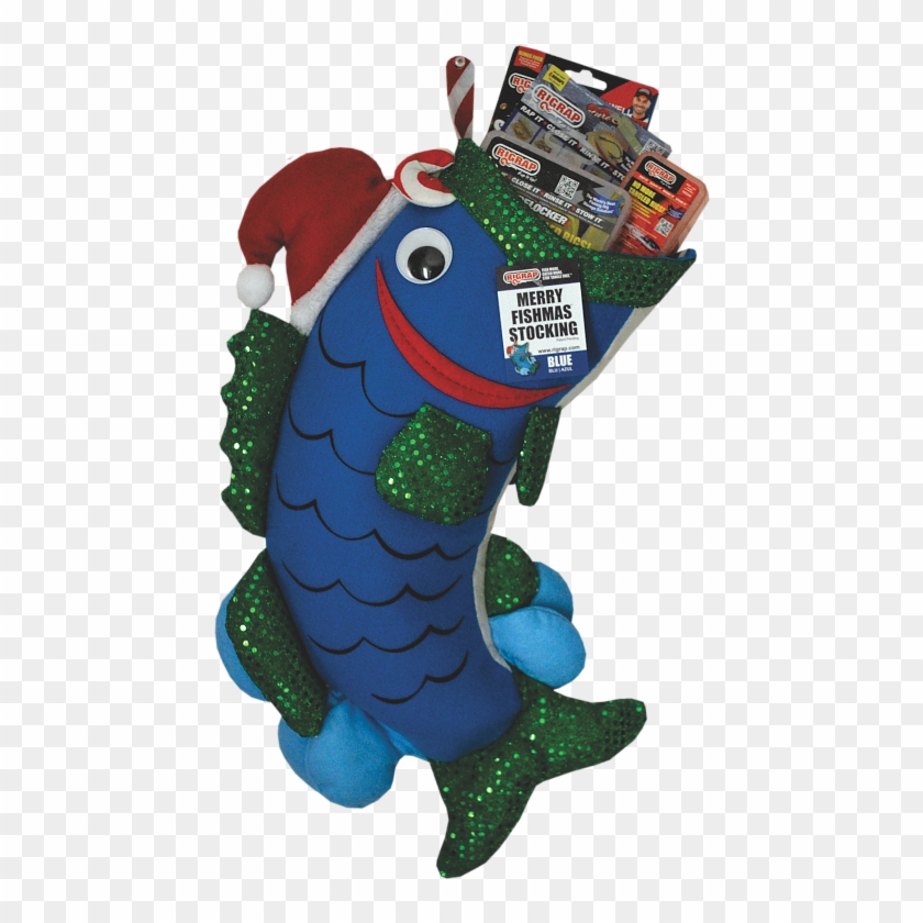 Details About Christmas Stocking - Fishing Stocking, HD Png Download ...