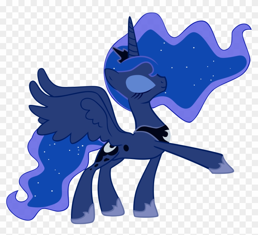 Vector Princess Luna By Kyss - Princesa Luna Mlp Png, Transparent Png ...