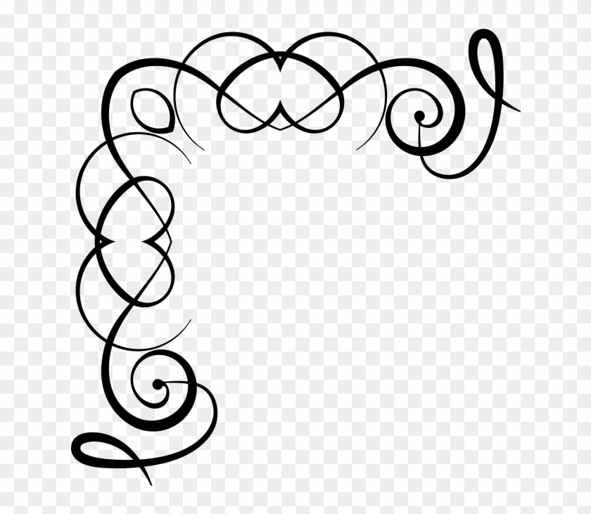 Ornamental Vintage Corner - Circle, HD Png Download - 866x650(#3162385 ...