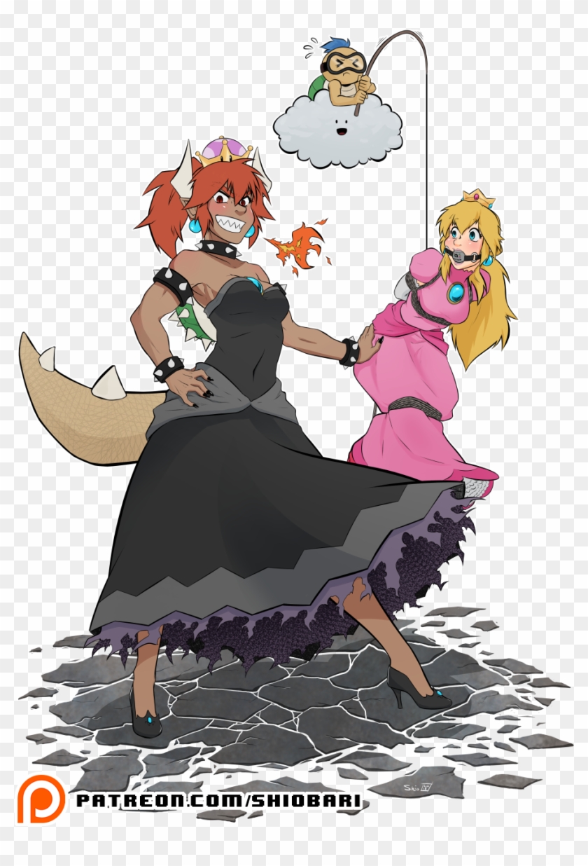 Bowsette Alt By Shio-bari Super Smash Bros, Super Mario - Princess ...