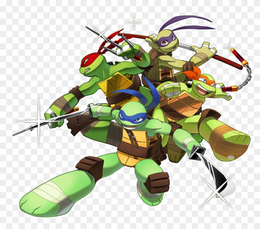 Go To Image - Tmnt Poses, HD Png Download - 1024x852(#3171315) - PngFind