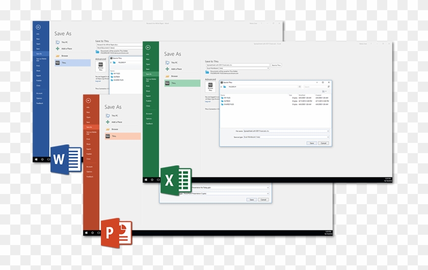 Screen Of Thru Integration With Microsoft Office - Microsoft Excel, HD ...