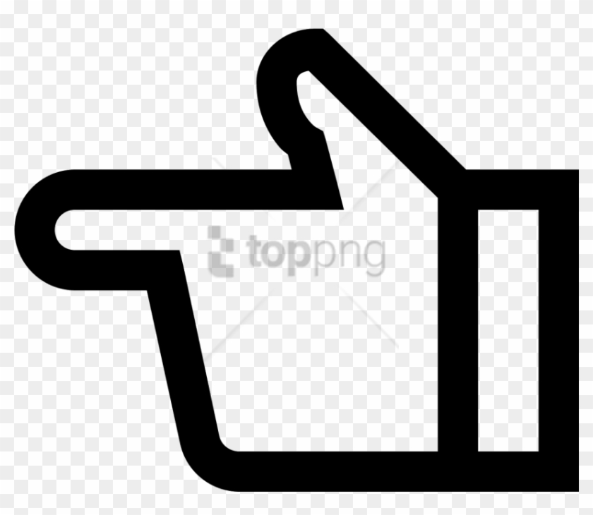 Free Png Hand Left Icon - Sign, Transparent Png - 850x699(#3176876 ...
