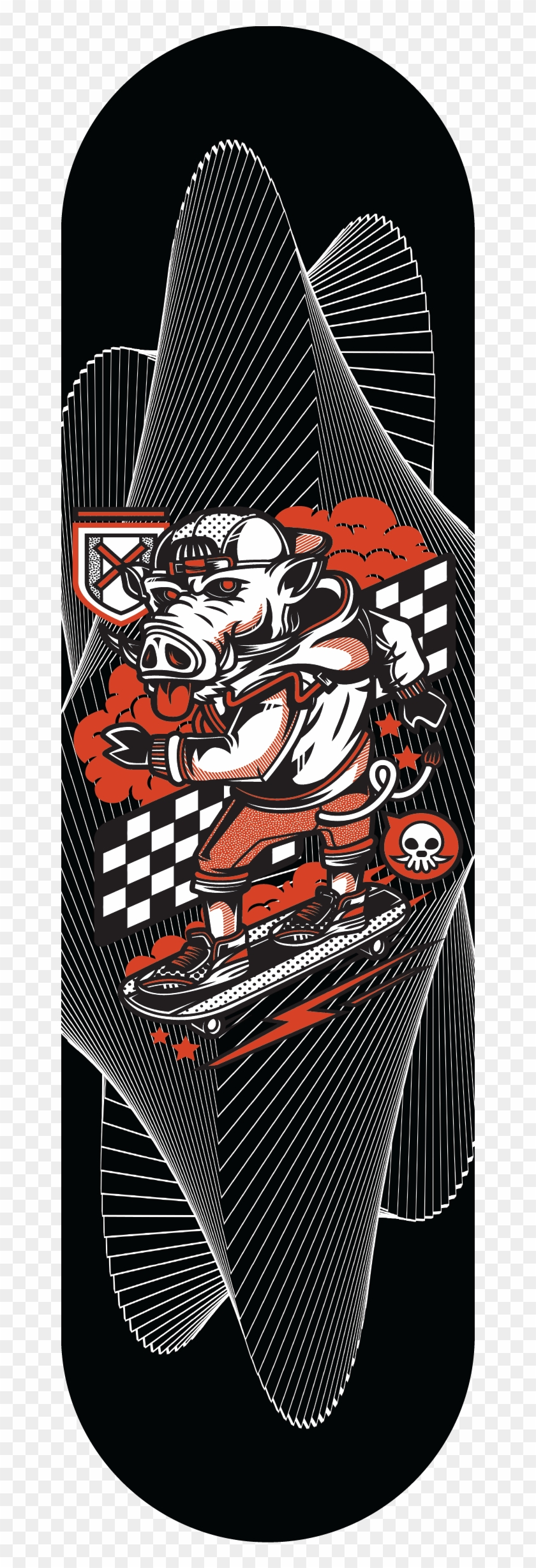 Goofy Boar - Illustration, HD Png Download - 650x2377(#3184702) - PngFind