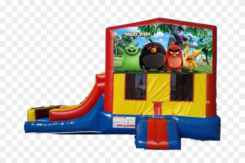 2 Lanes Side Slide Jumper Angry Birds $180/day - Jurassic Park Jumpers ...