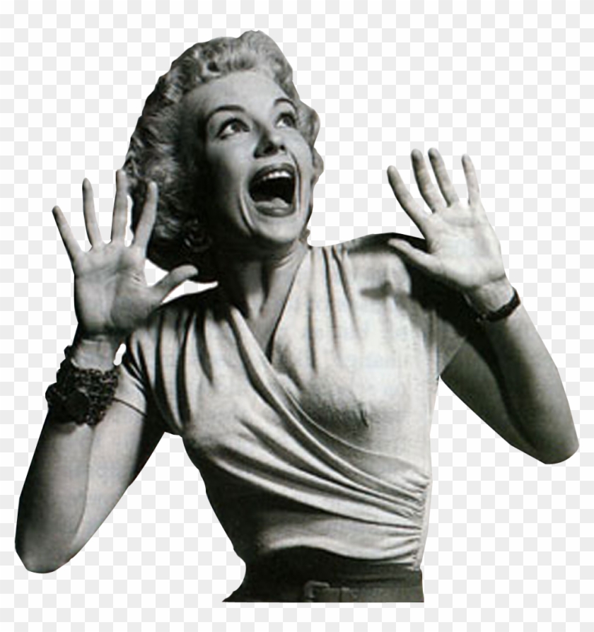 45600976 - >> - Woman Screaming Transparent, HD Png Download - 980x997 ...