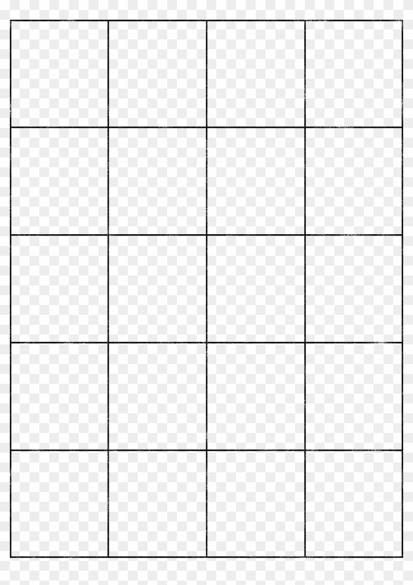 Blank Gr - 4 X 4 Matrix, HD Png Download - 2244x3071(#3195632) - PngFind