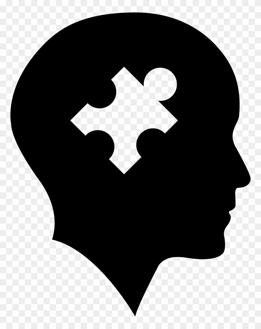 Bald Head With Puzzle Piece Comments - Puzzle Piece In Head, HD Png ...