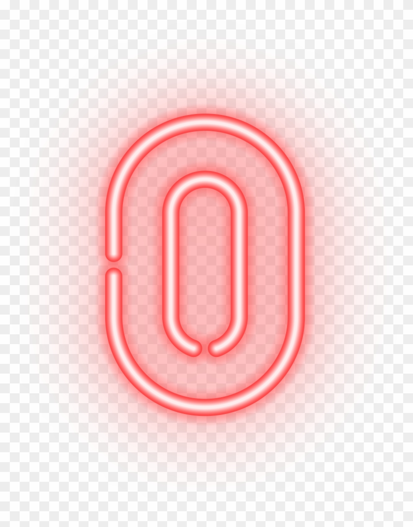 Number Zero Neon Transparent Png Image, Png Download - 6560x8000 ...