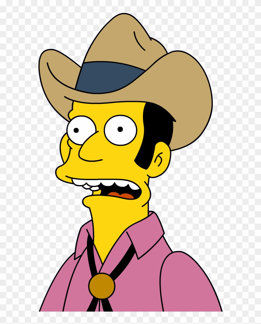 Cowboy Bob The Simpsons, HD Png Download - 1000x1000(#324489) - PngFind