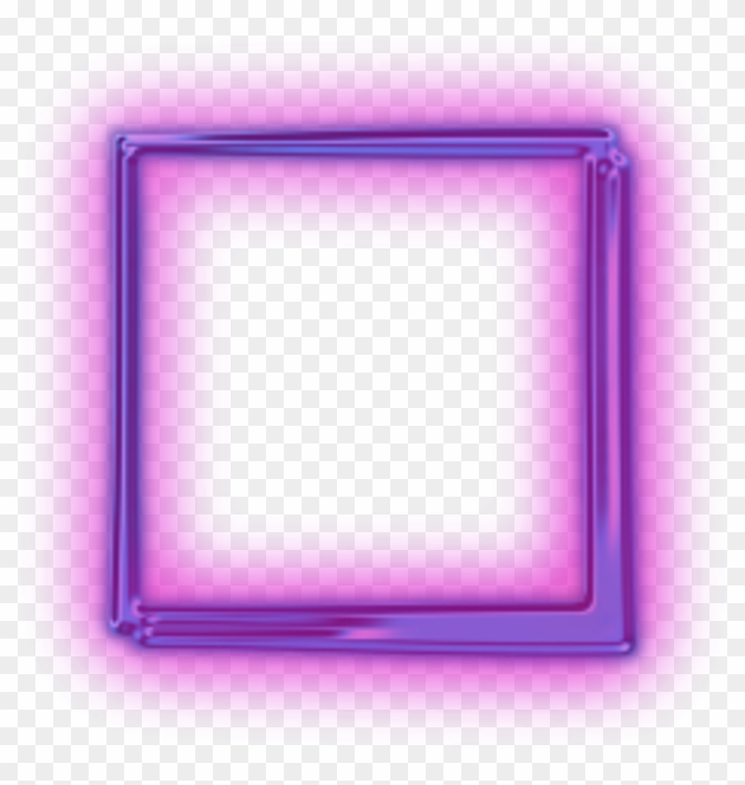 Box Purplesquare Freetoedit - Neon Square Transparent Background, HD ...