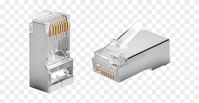 Connectors/plugs Cat5e Shielded Rj45 Modular Plug Designed - Rj45 Png ...