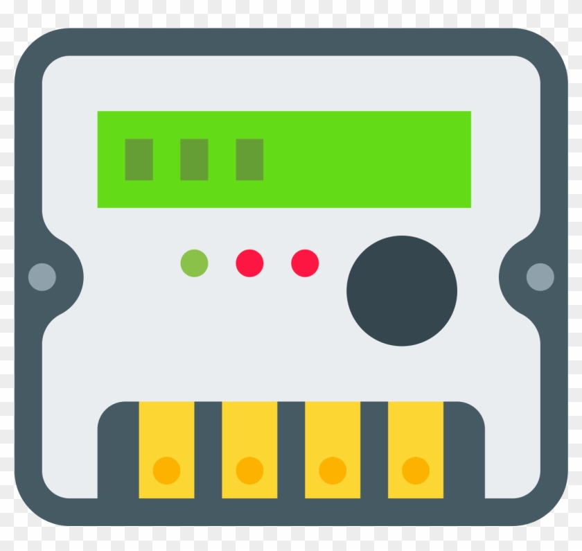 Electronics Clipart Voltmeter - Energy Meter Icon, HD Png Download ...