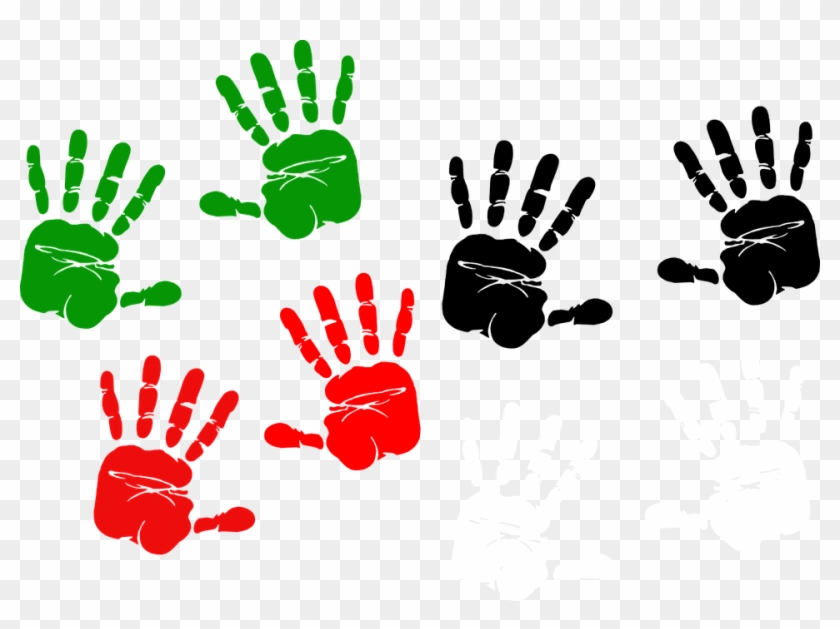 Handprints Colors Paint - Transparent Background Handprint Png, Png ...